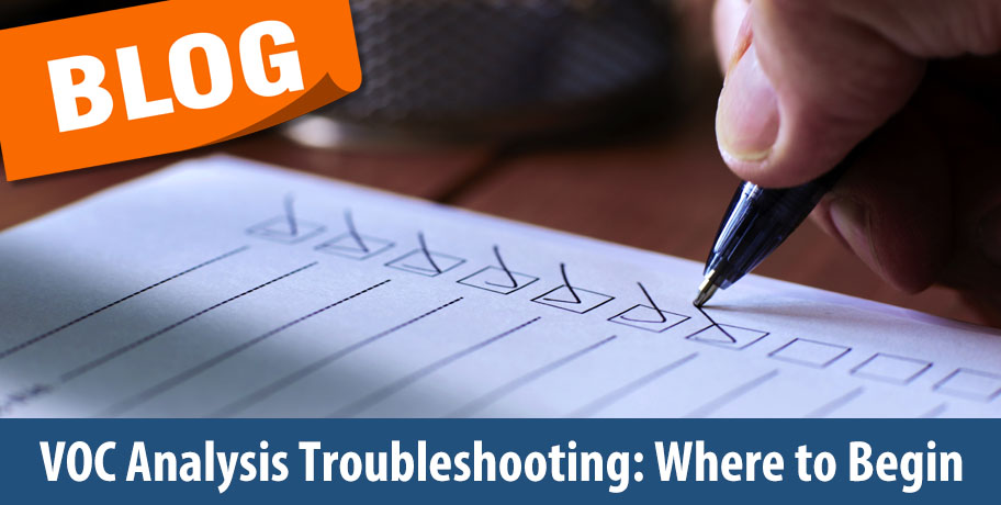 Voc Analysis Troubleshooting Part 1 How To Begin Troubleshooting